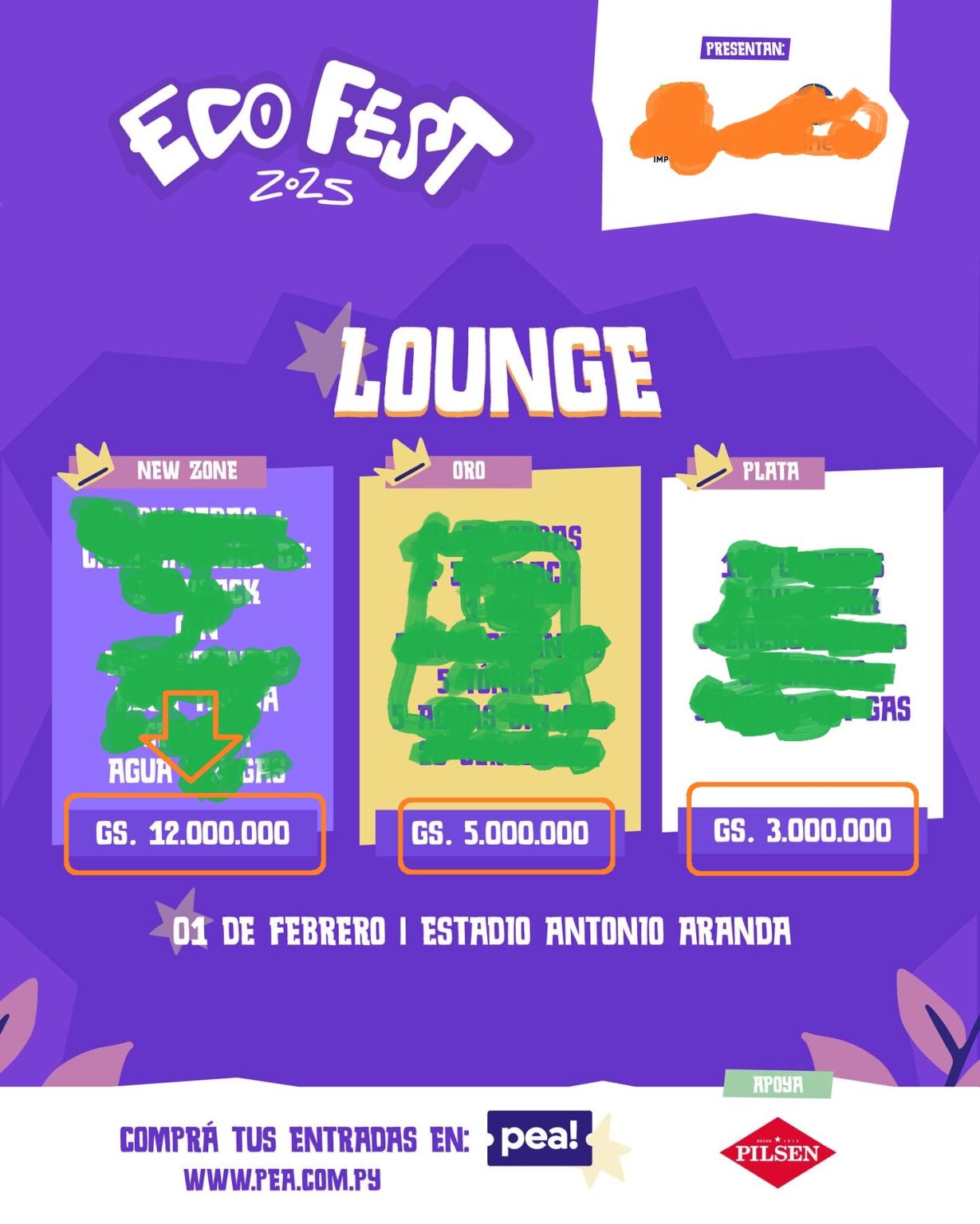 ECO-NEGOCIADO FEST: Prieto va a COBRAR hasta G. 12 millones la entrada a su FARRA y cuánto ...